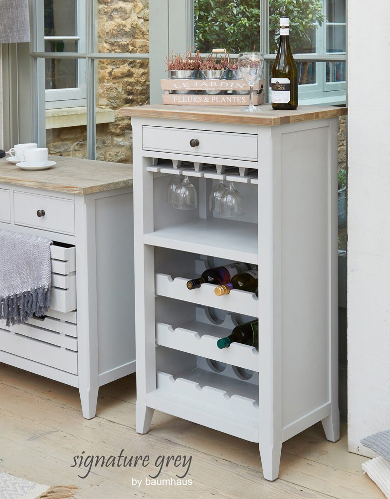 Signature Wine Rack / Glass Storage Cabinet - Glasstone Furniture