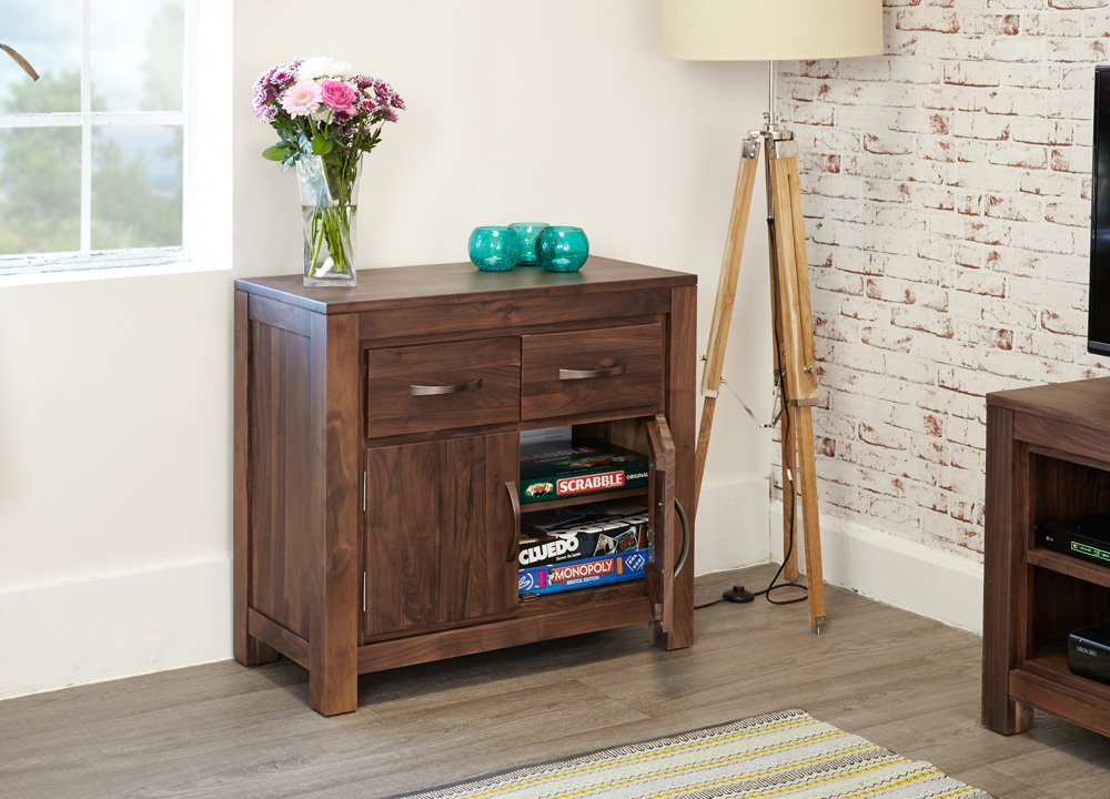 Mayan Walnut Small Sideboard - Glasstone Furniture