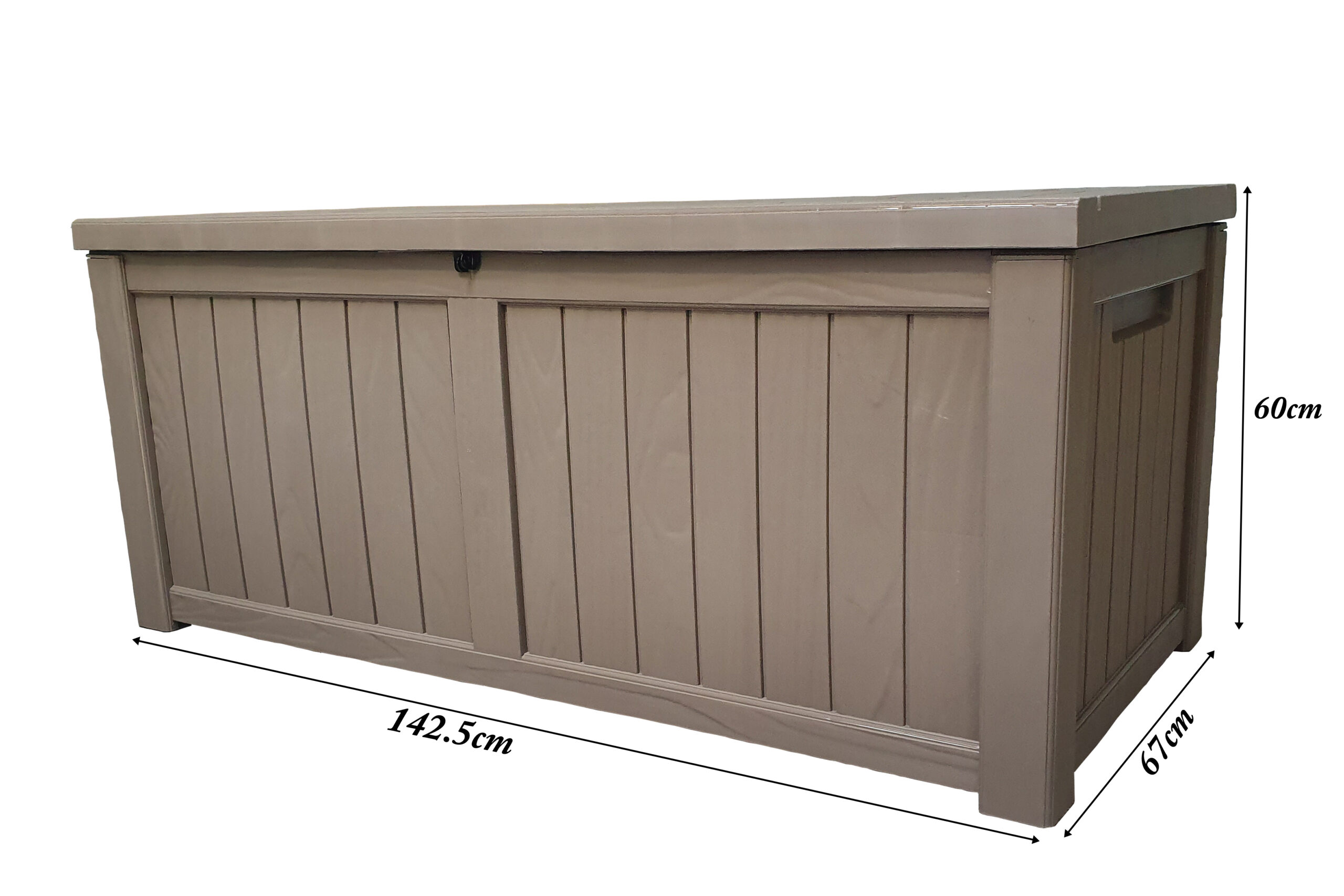 Petra plastic moulded storage box - Glasstone Furniture