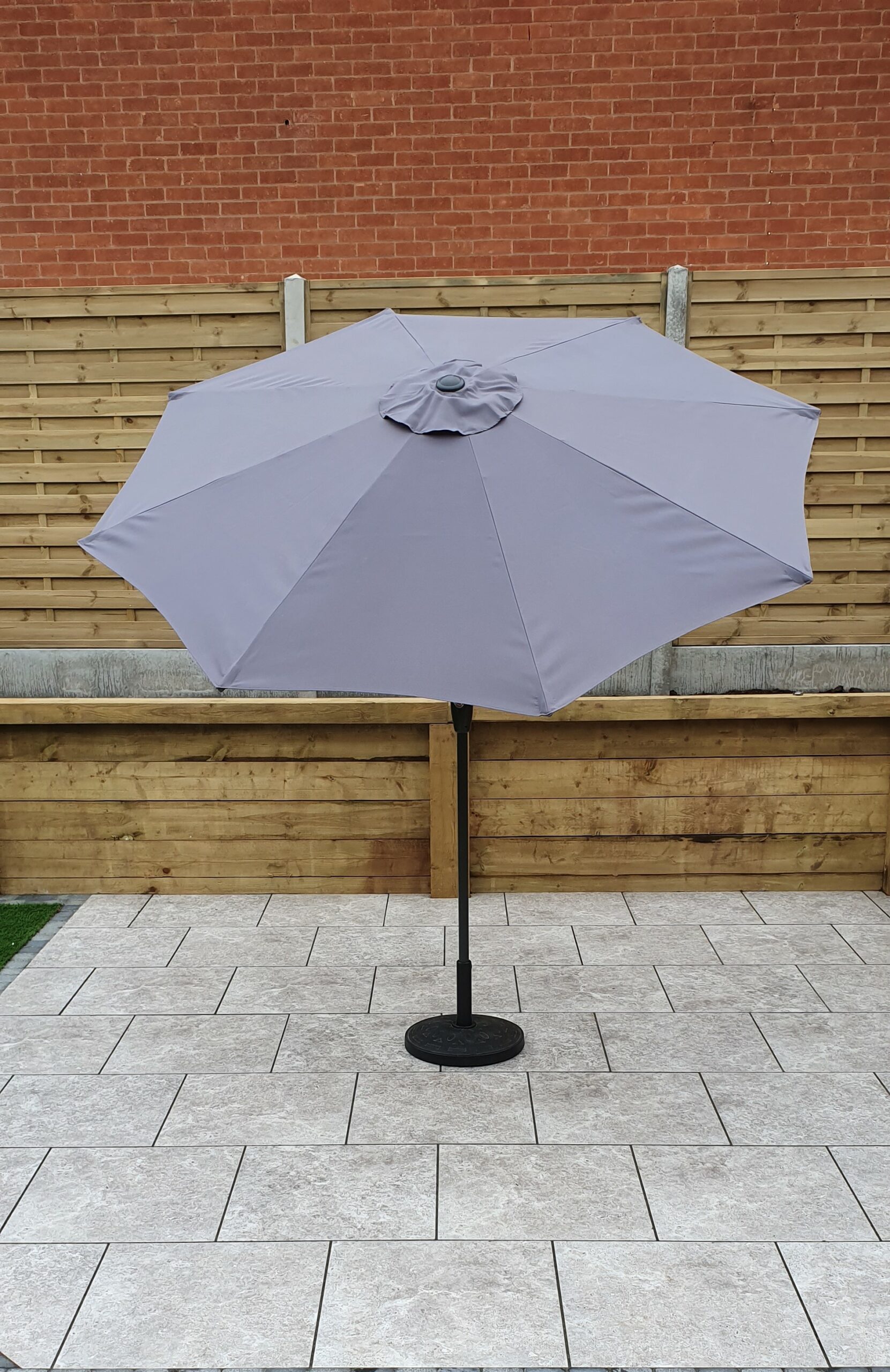 2.5m Table parasol with tilt in Grey - Glasstone Furniture
