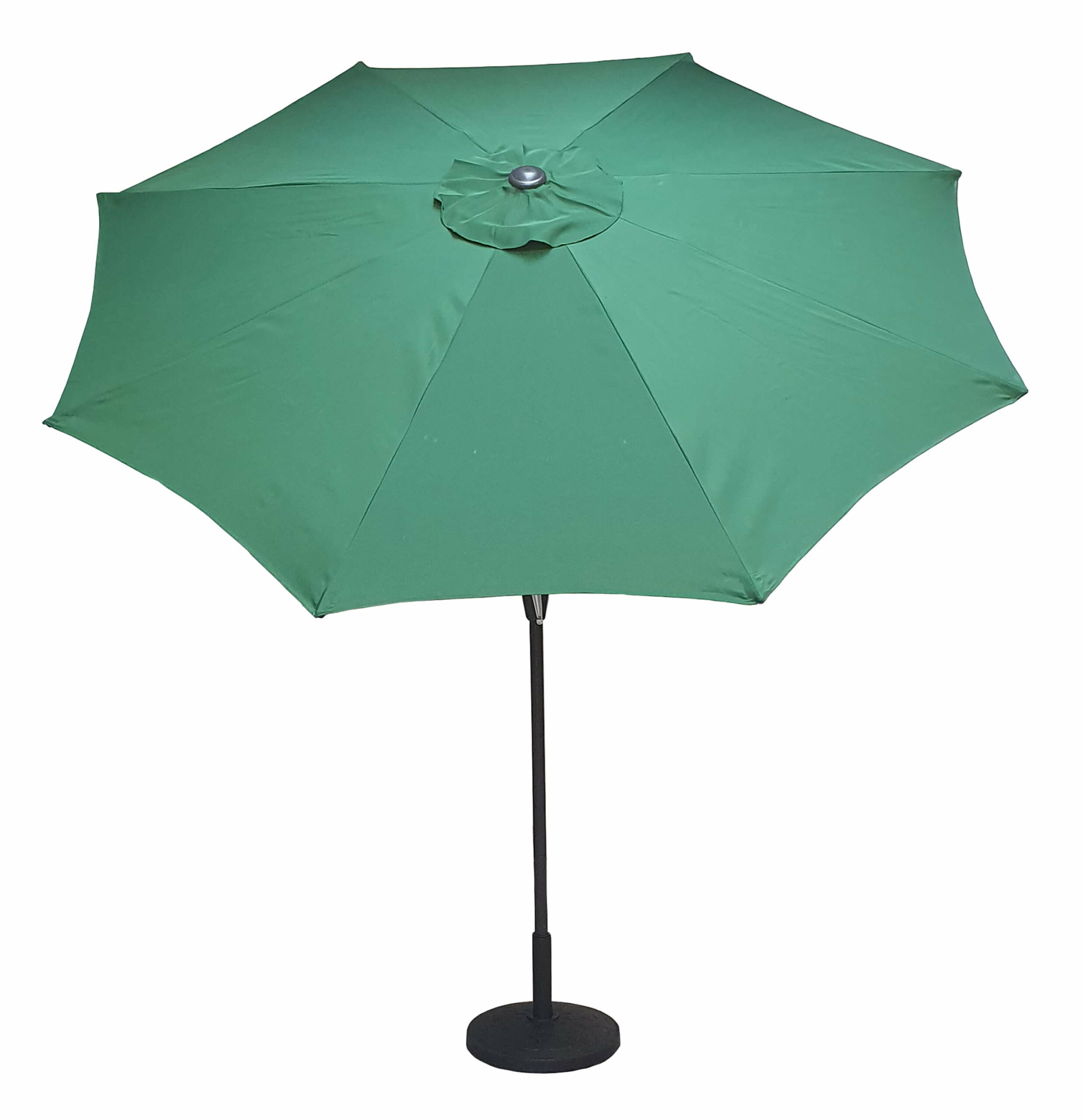 3.0M round table parasol with Green canopy - Glasstone Furniture