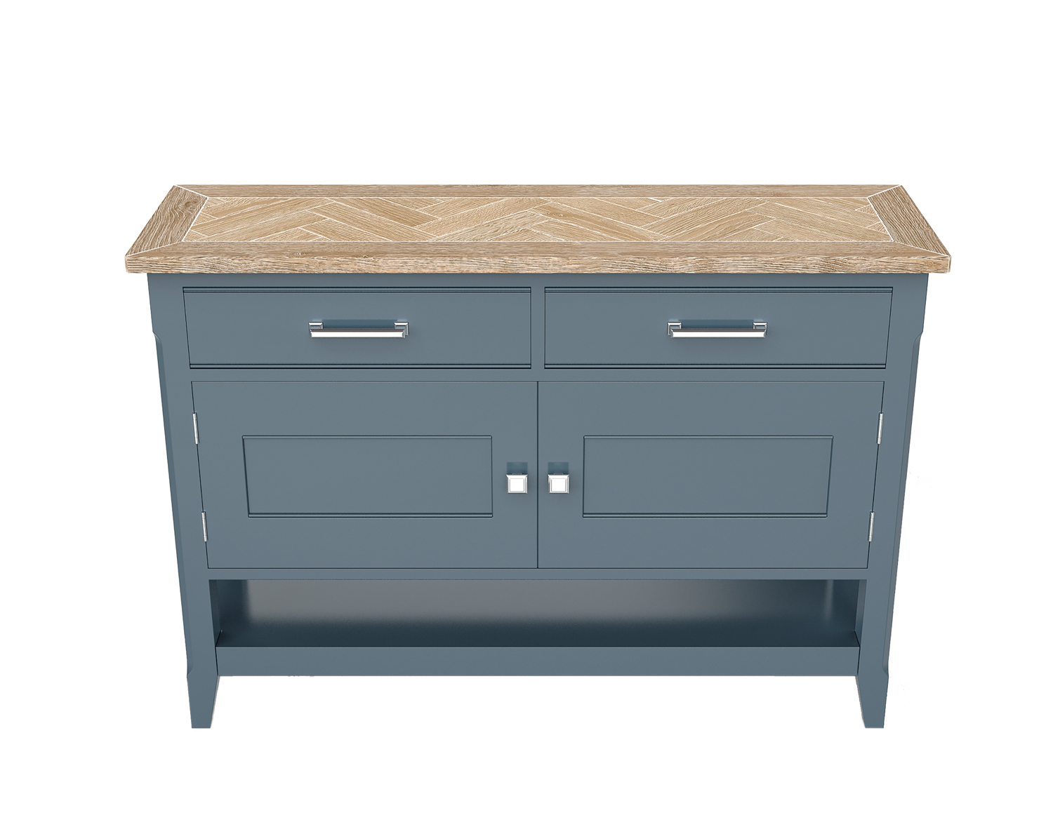 Signature Blue Small Sideboard / Hall Console Table - Glasstone Furniture
