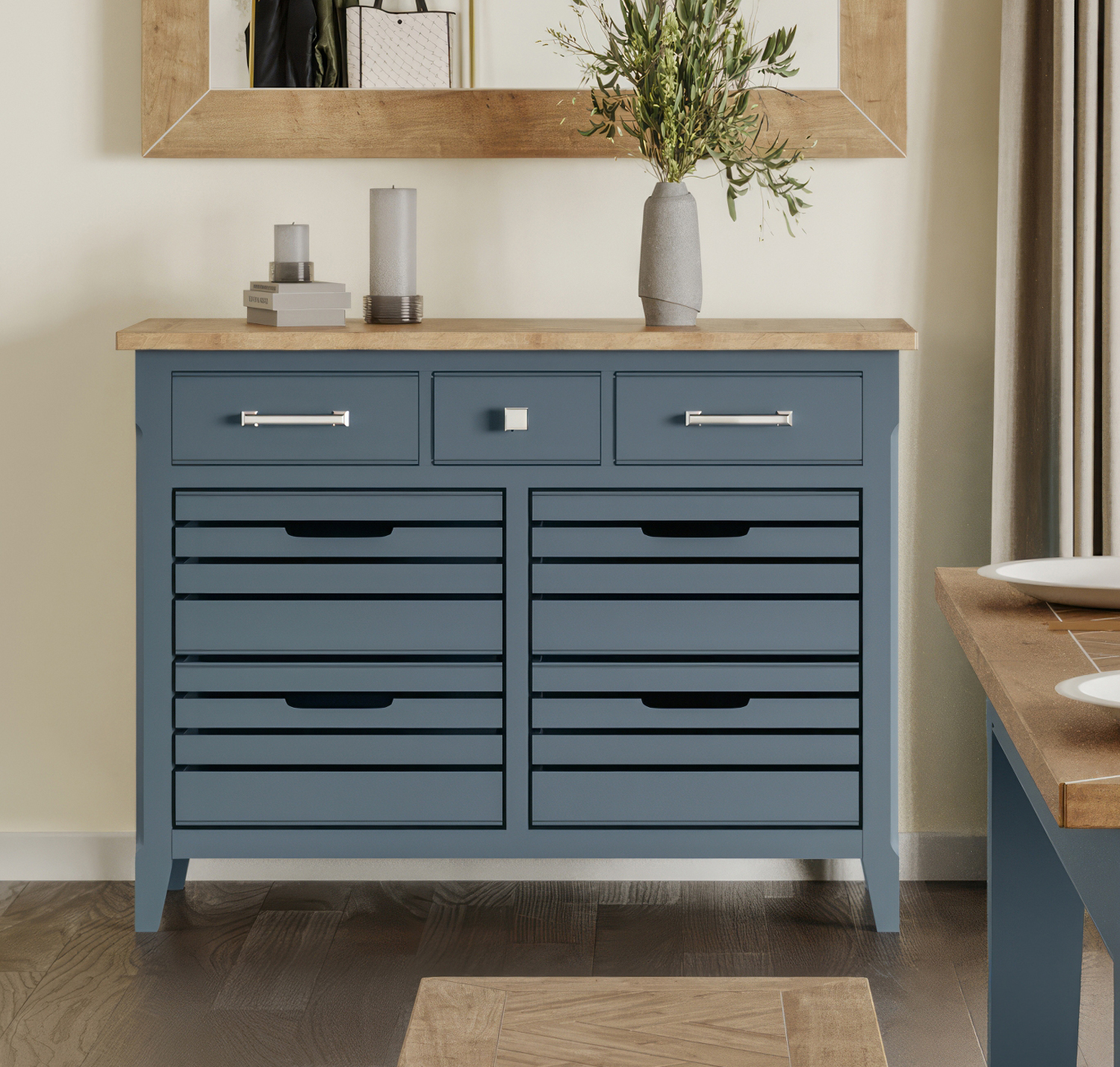 Signature Blue Sideboard / Servery - Glasstone Furniture