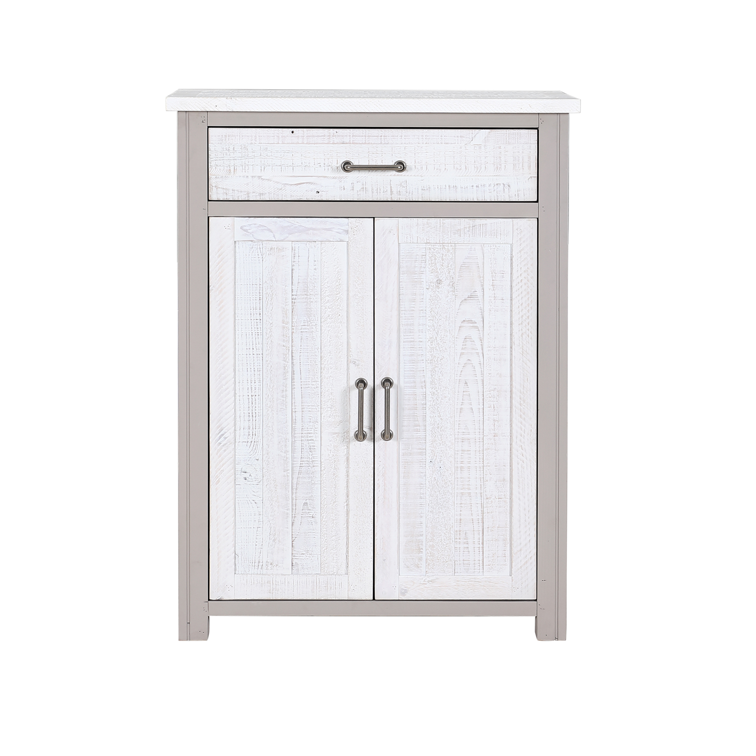 Greystone - Shoe Storage Cupboard With Drawer - Glasstone Furniture